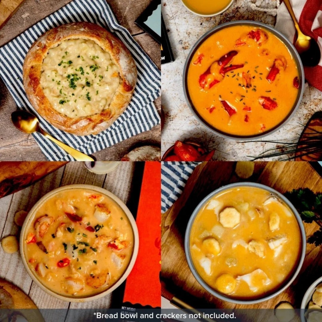 Chowder & Bisque Bulk Pack For Sale | Maine Lobster Now