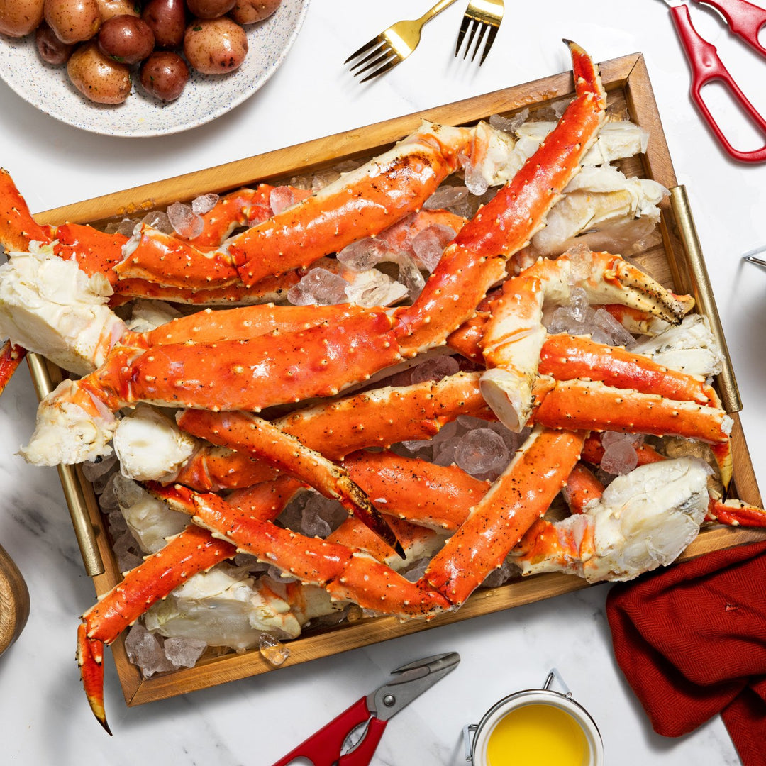 Buy Colossal Alaskan King Crab Legs - Red King Crab Legs