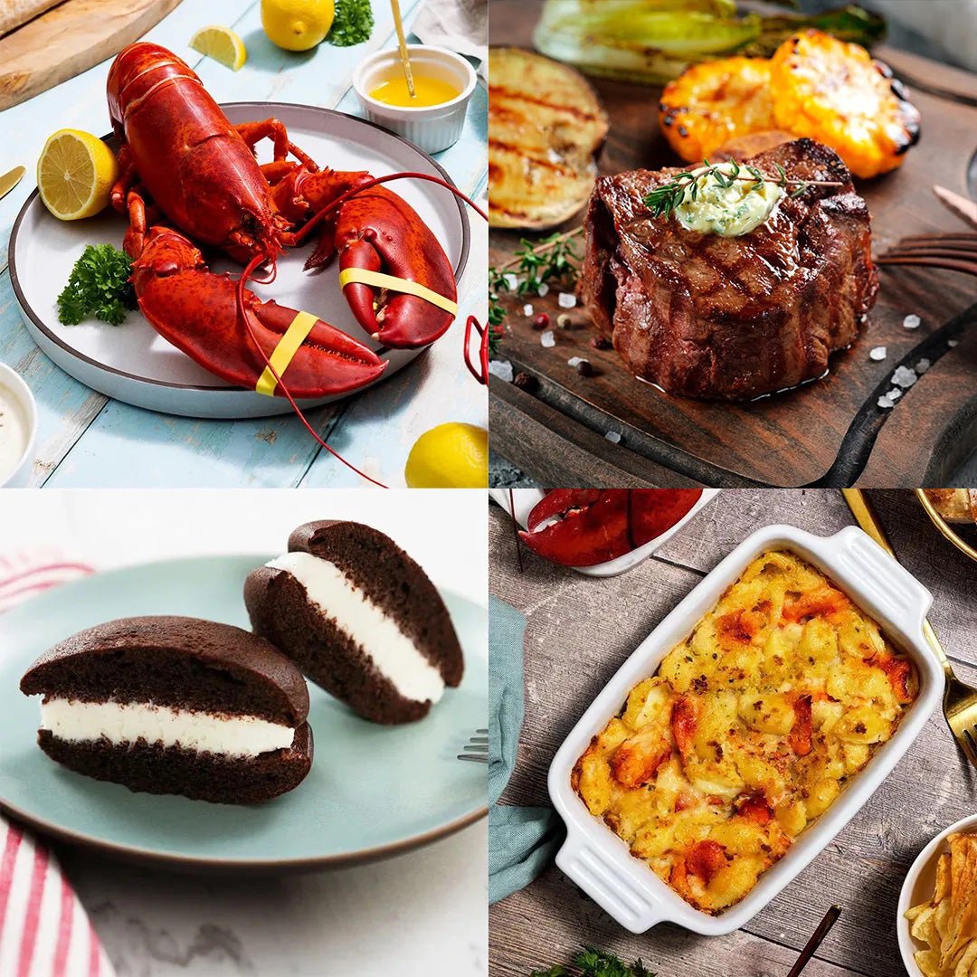 Delicious Live Surf and Turf Dinner