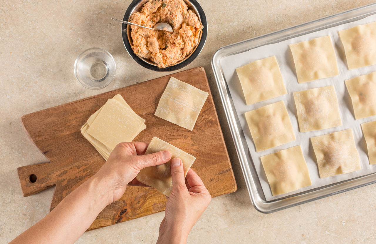 Lobster and Boursin Cheese Ravioli Recipe