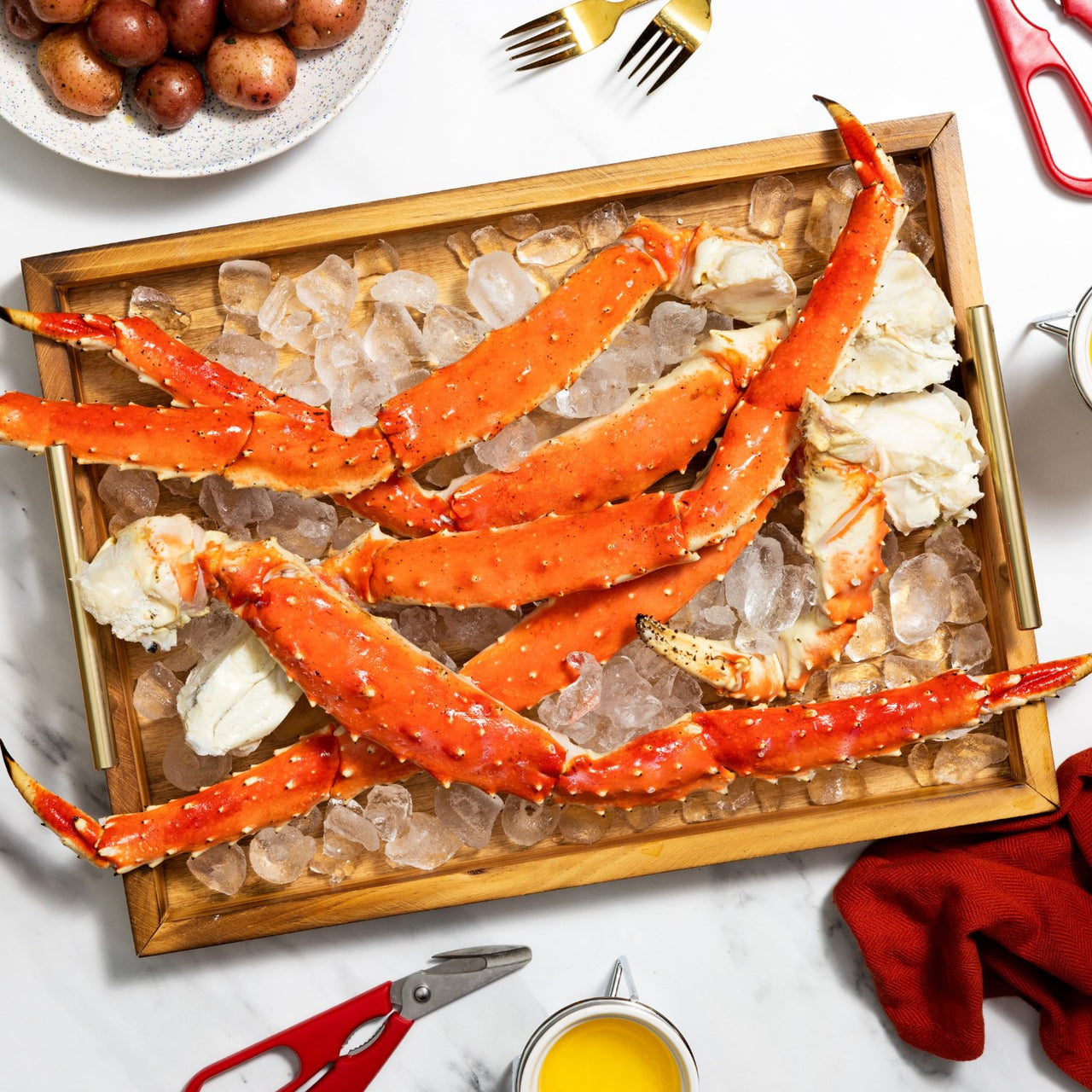 Buy Super Colossal Red King Crab Legs Online | Free Overnight Shipping