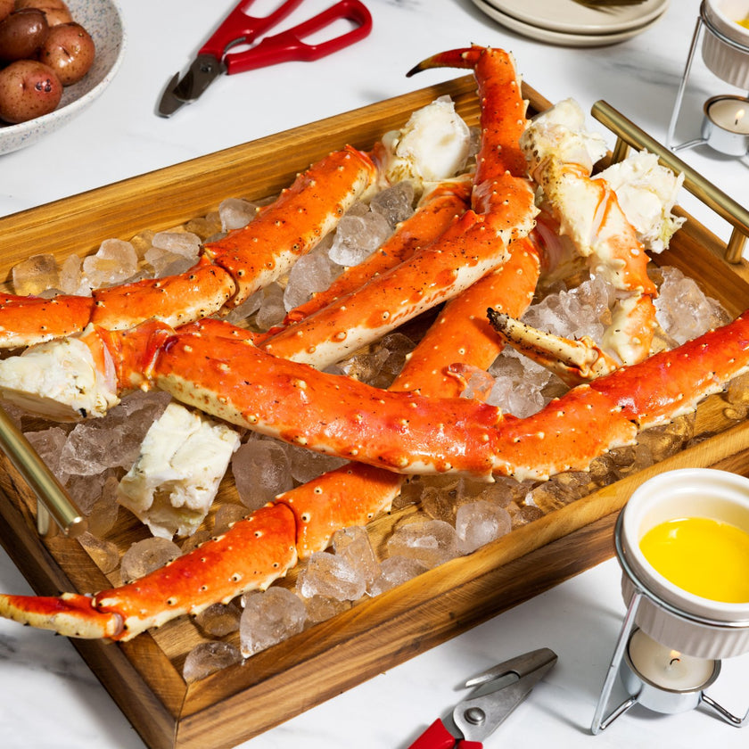 Buy Super Colossal Red King Crab Legs Online | Free Overnight Shipping