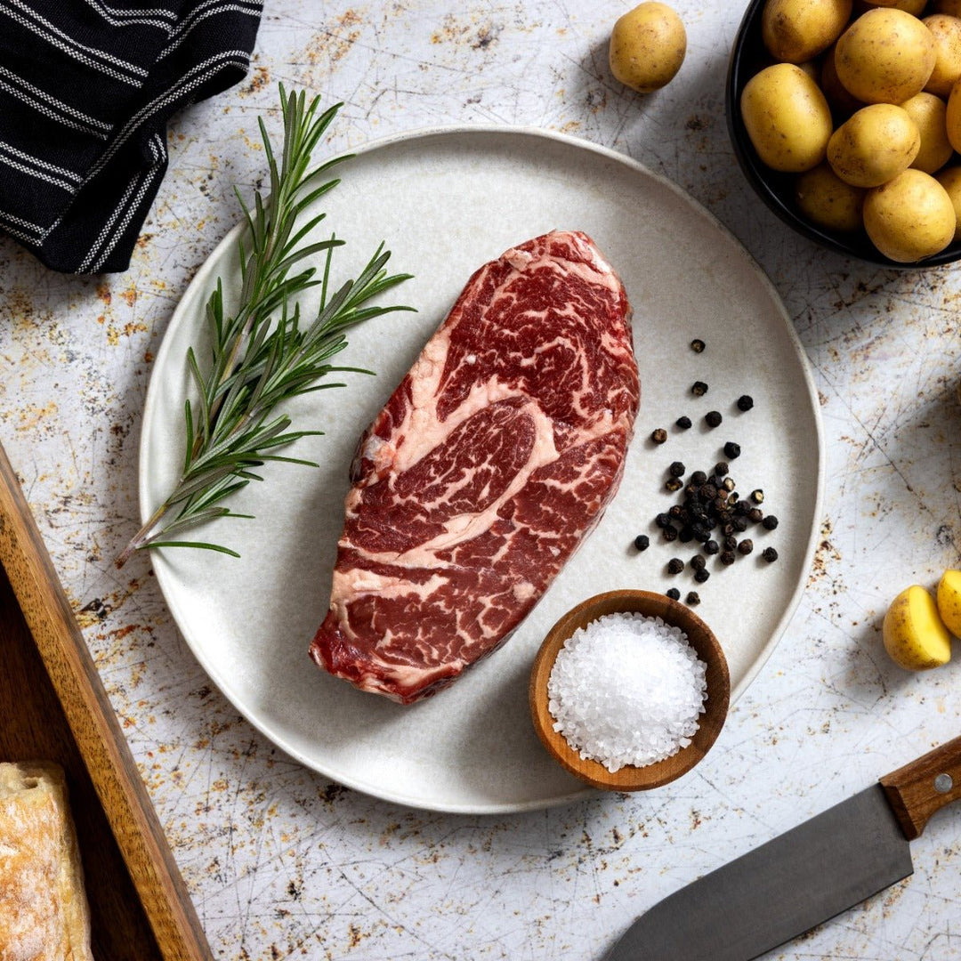 11 oz USDA Prime Black Angus Boneless Rib Eye - $29.99