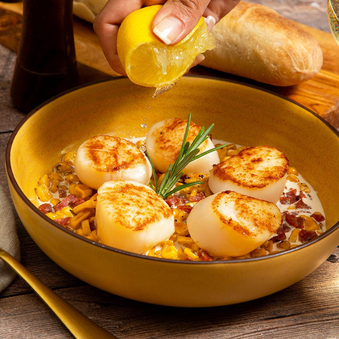 Frozen Maine Scallops For Sale | Wild-Caught, Free Overnight Shipping