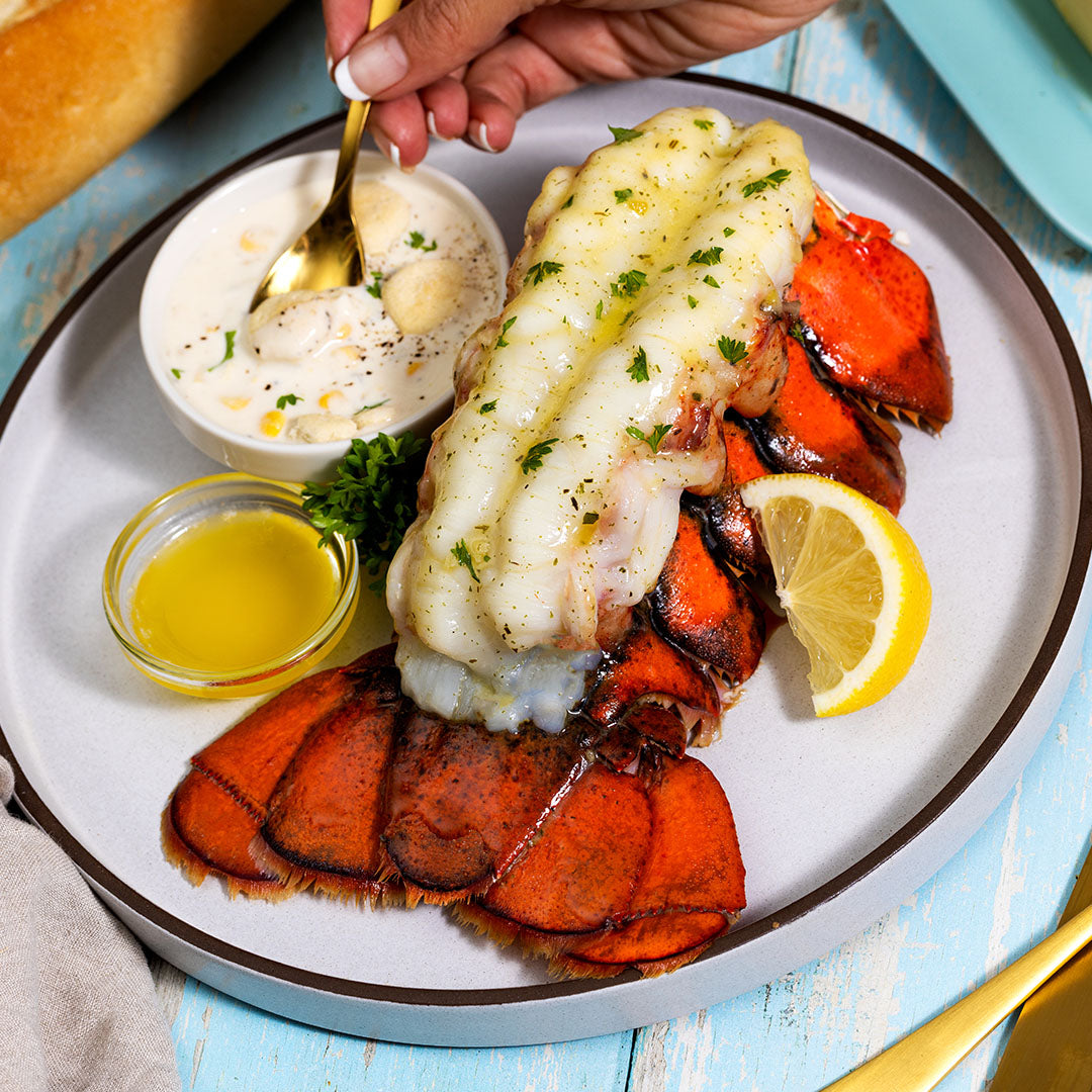 12-14 oz. Maine Lobster Tails Online | Maine Lobster Now