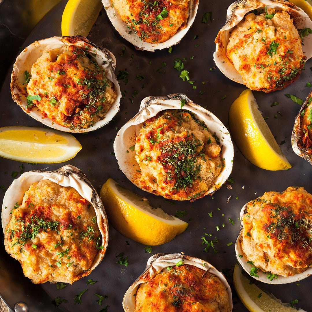 Stuffed Clams in Natural Shells For Sale